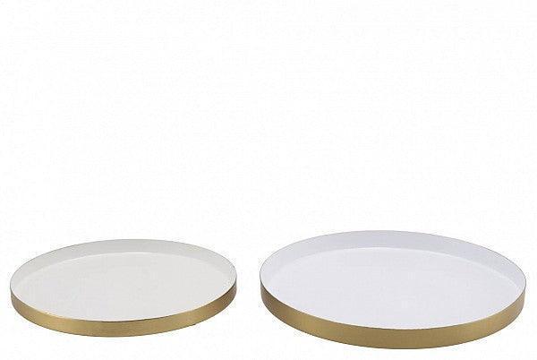 Dienblad - Set van twee wit – JungleHome